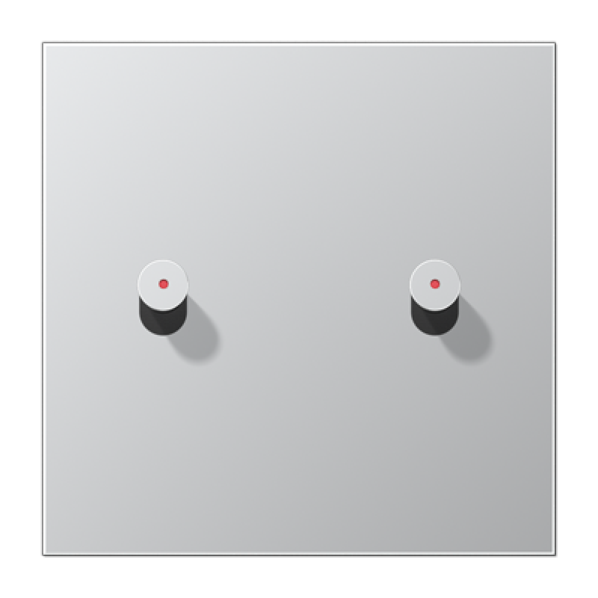 Placa 1x2 pal. LED cono. 1912 aluminio