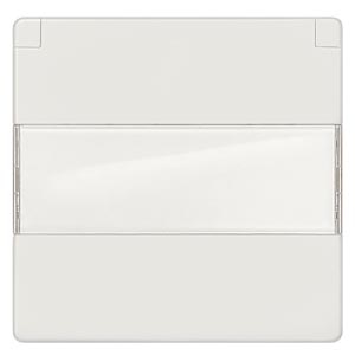 DELTA profil socket cover with hinged lid and labeling field without ...