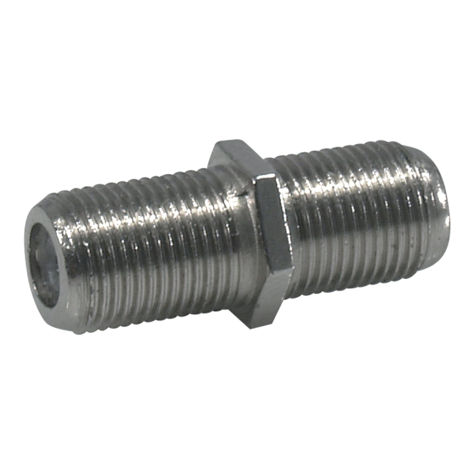F female-female adapter Narrow screw thread, and 27 mm-long